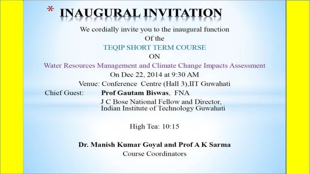 Inaugural Function Photo | PPTX