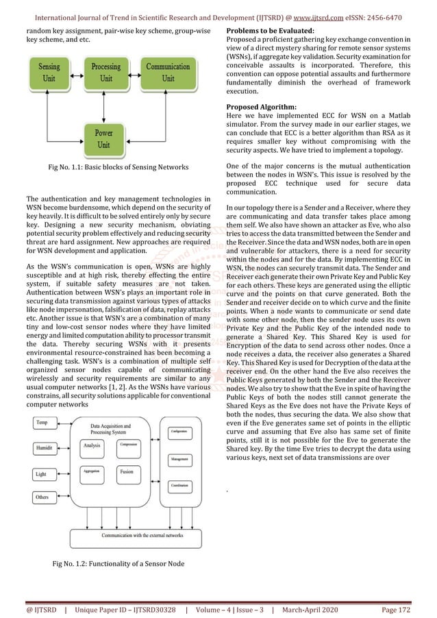 Analyzing and Securing Data Transmission in Wireless Sensor Networks through Cryptography ...