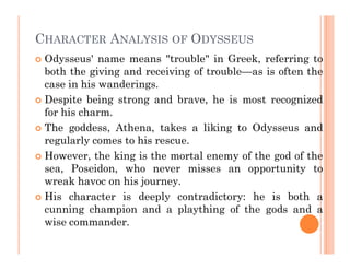 Homer's The Odyssey Part-2 | PPT