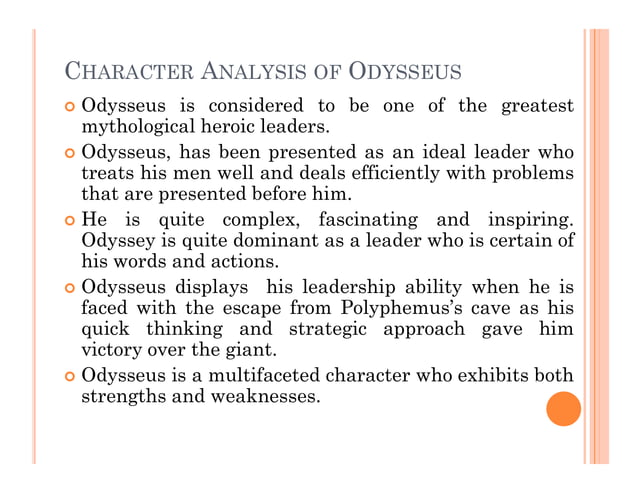 Homer's The Odyssey Part-2 | PPT