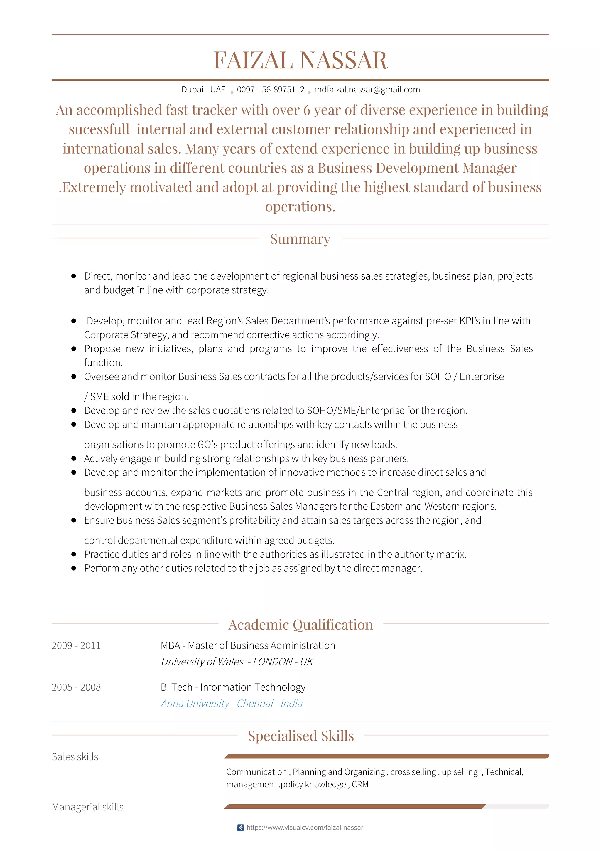 faizal_nassar_visualcv_resume | PDF