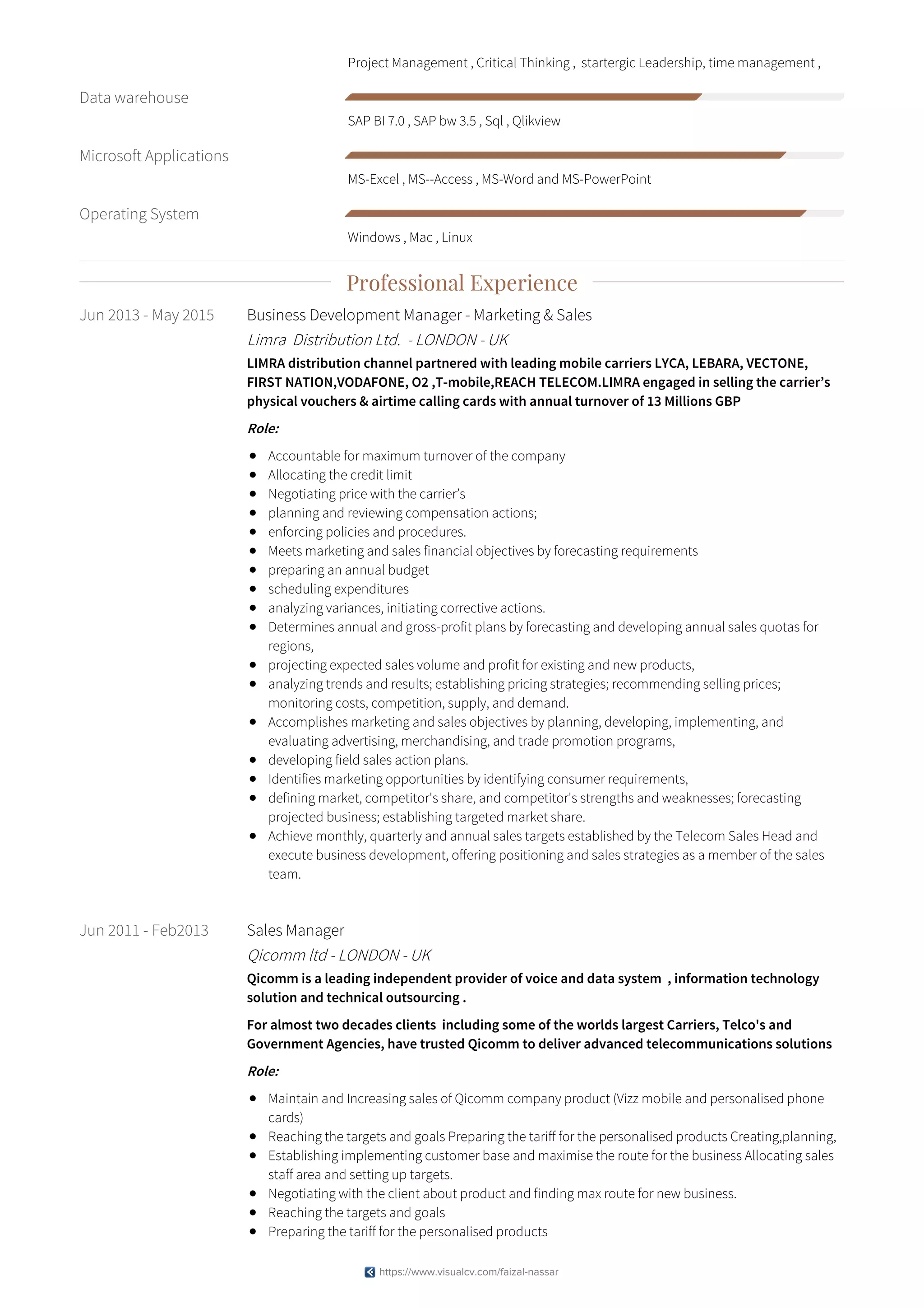 faizal_nassar_visualcv_resume | PDF