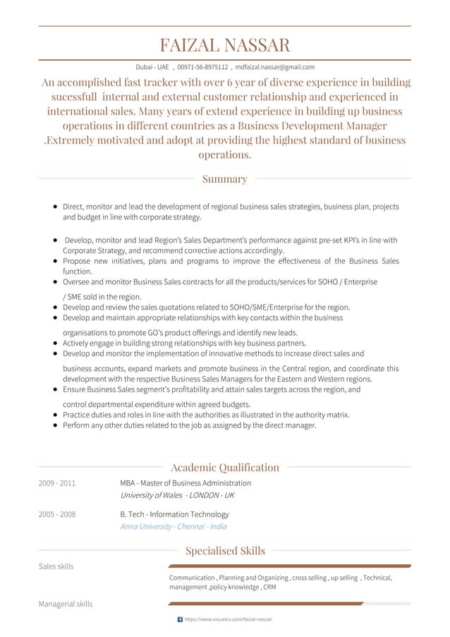 faizal_nassar_visualcv_resume | PDF