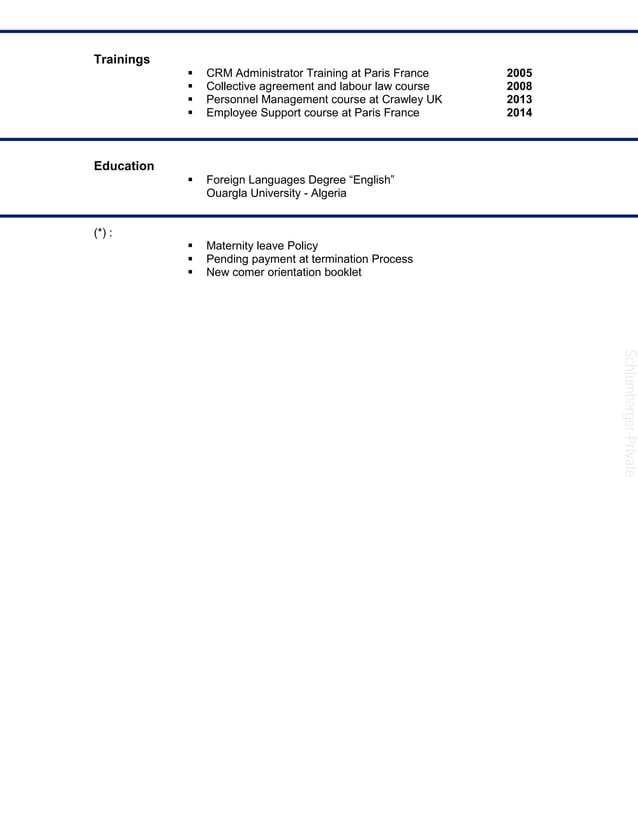 Rima Kadi Kateb CV | PDF