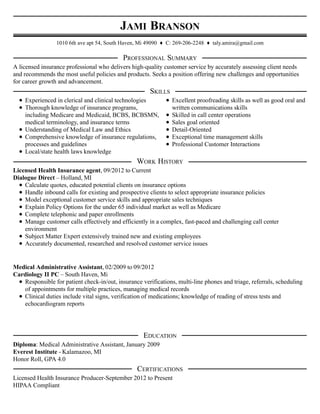 Licensed Producer Resume | PDF