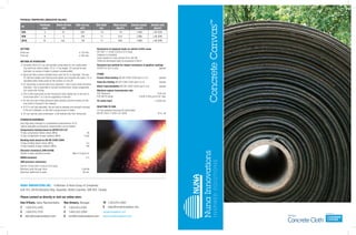 Nuna Innovations Brochure_LR_Concrete Canvas | PDF