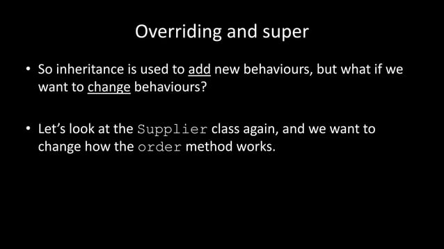 Python: Basic Inheritance | PPTX