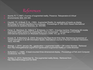 Augmented reality | PPTX