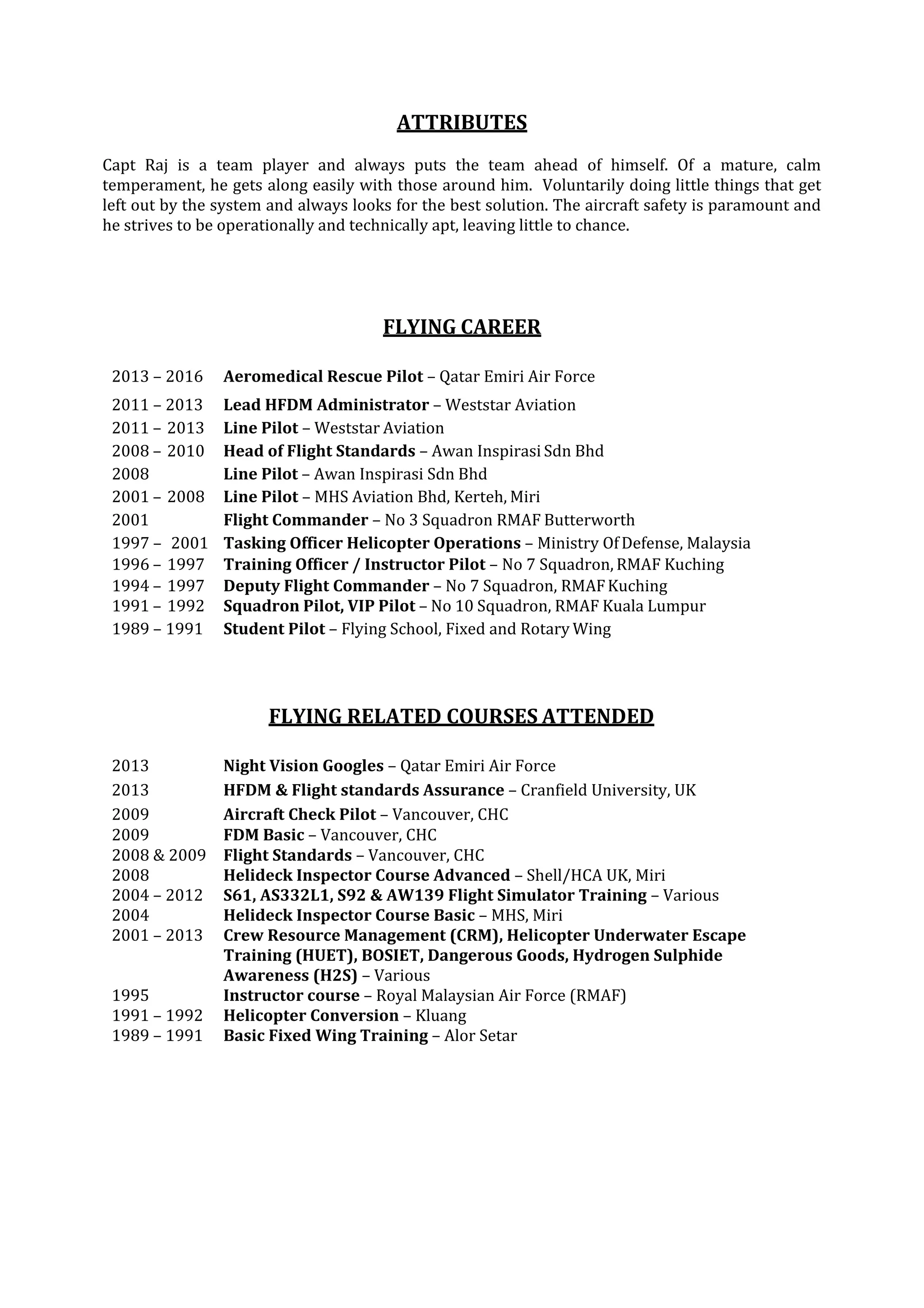 CV Raj August 2016 | PDF