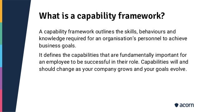 Why You Need A Capability Framework | PDF