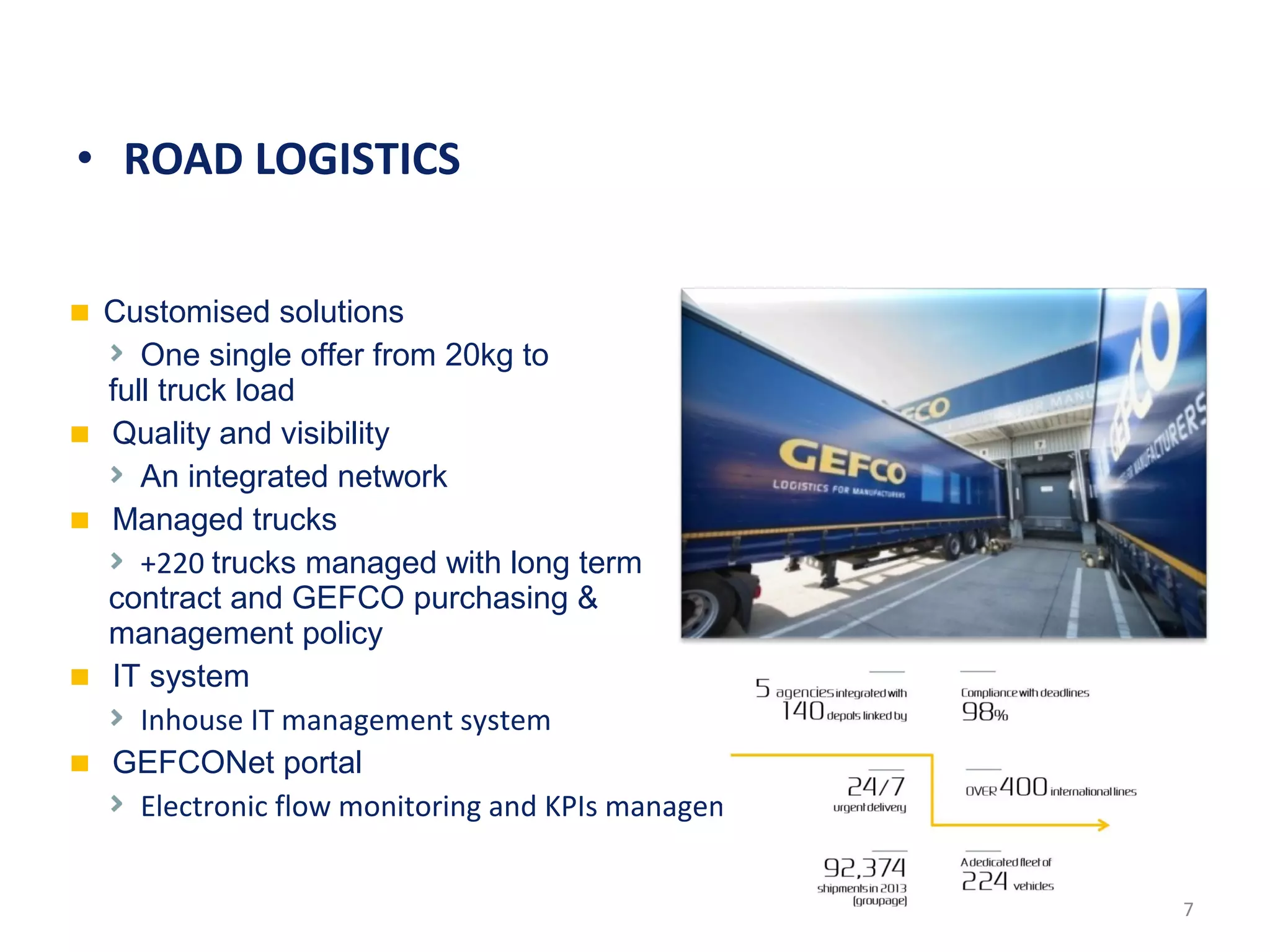 GEFCO Logistics Iraq | PPT