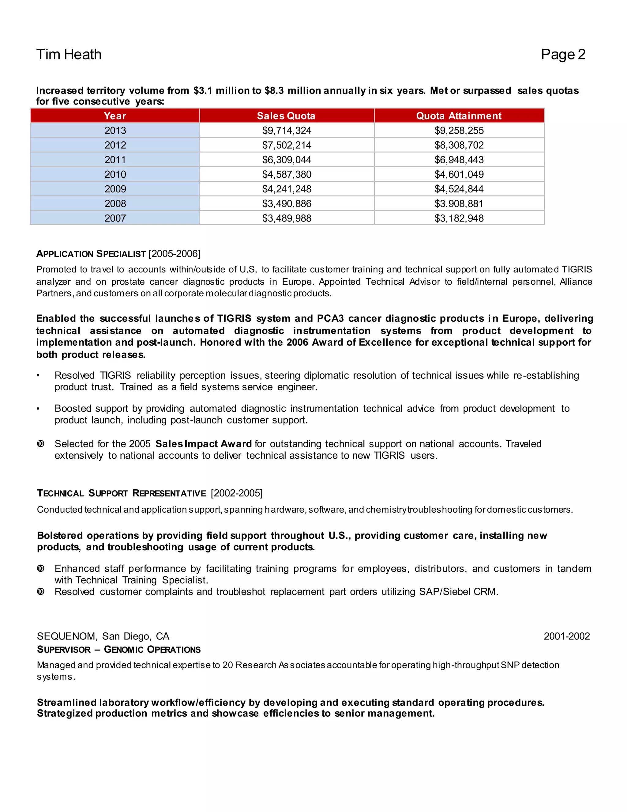 TIM HEATH Resume | DOCX