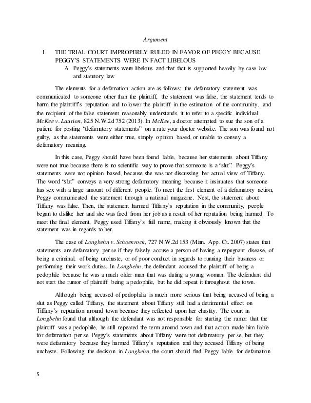 Appellate Brief Appellate Brief