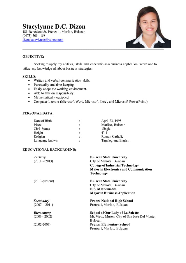 Resume Stacy[3] | PDF