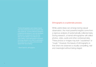 Ethnography and Design | PDF