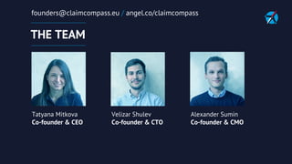 ClaimCompass pitch deck | PDF
