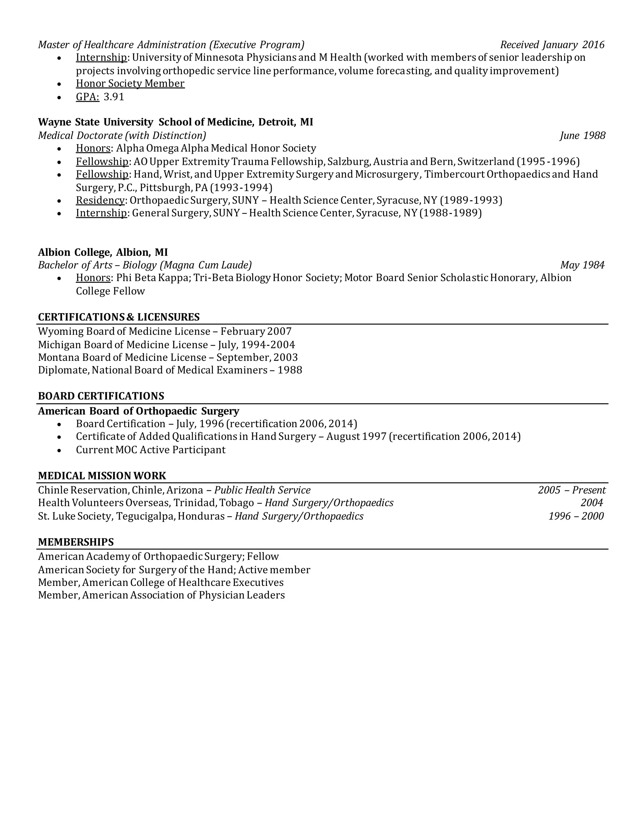 Ralph M. Costanzo, MD_ARH Resume | DOCX