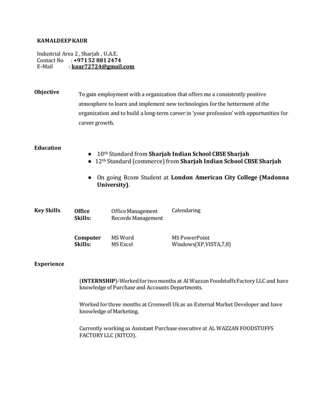 Kamaldeep-Kaur | DOCX | Business Administration | Business