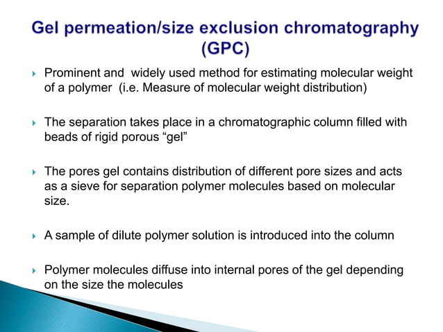 characterization of polymers | PPTX
