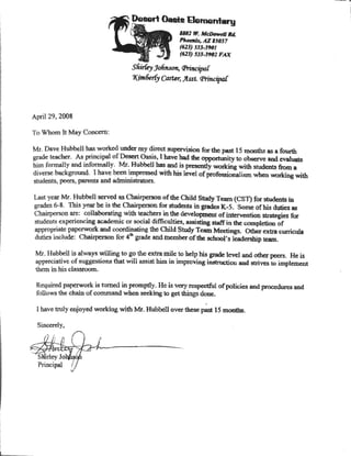 Mrs Johnson letter | PDF