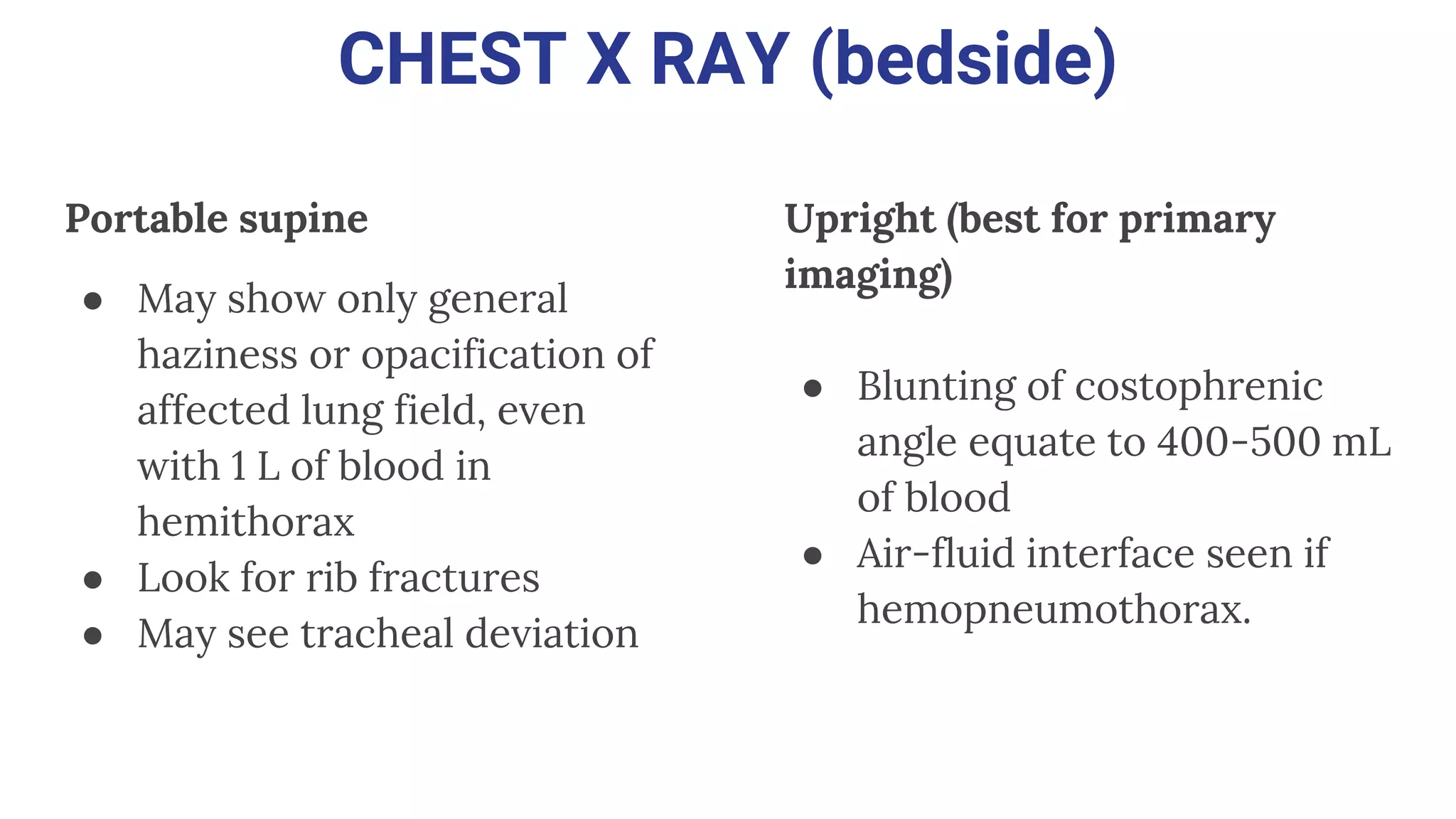 massive hemothorax | PPTX