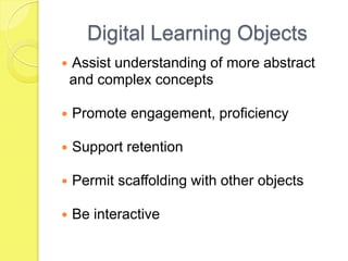 28 digital learning objects | PPTX