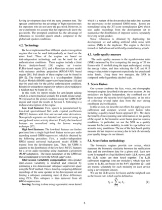 IJCB2014 Multi Modal Biometrics for Mobile Authentication final version | PDF