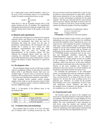 IJCB2014 Multi Modal Biometrics for Mobile Authentication final version | PDF