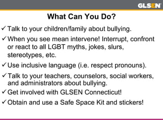 GLSEN PPT - Safe Space Workshop 03.17.16