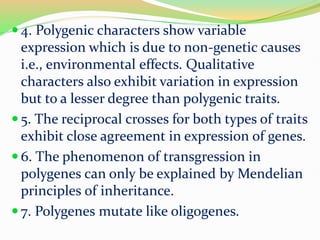 Polygenic inheritance in plants and horticulture and agriculture .pdf