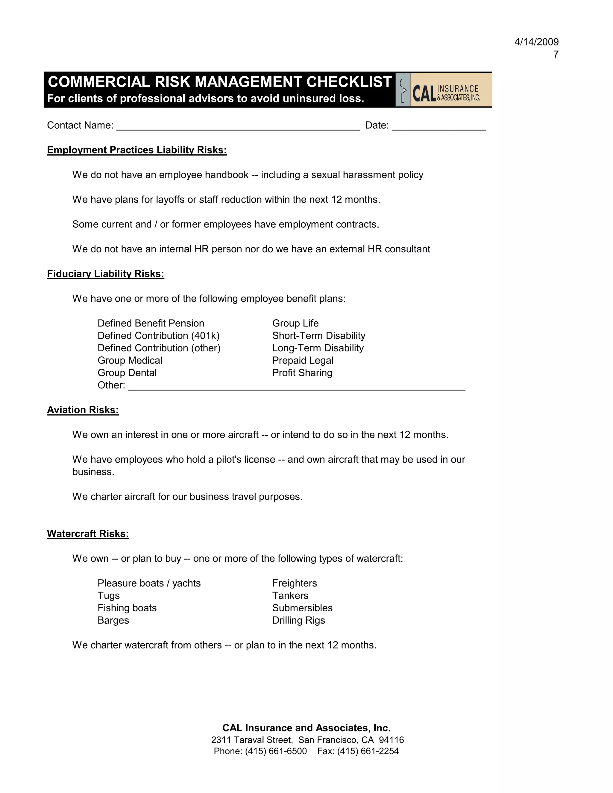 Checklist for Professional Advisors | PDF | Automotive Industry | Industries