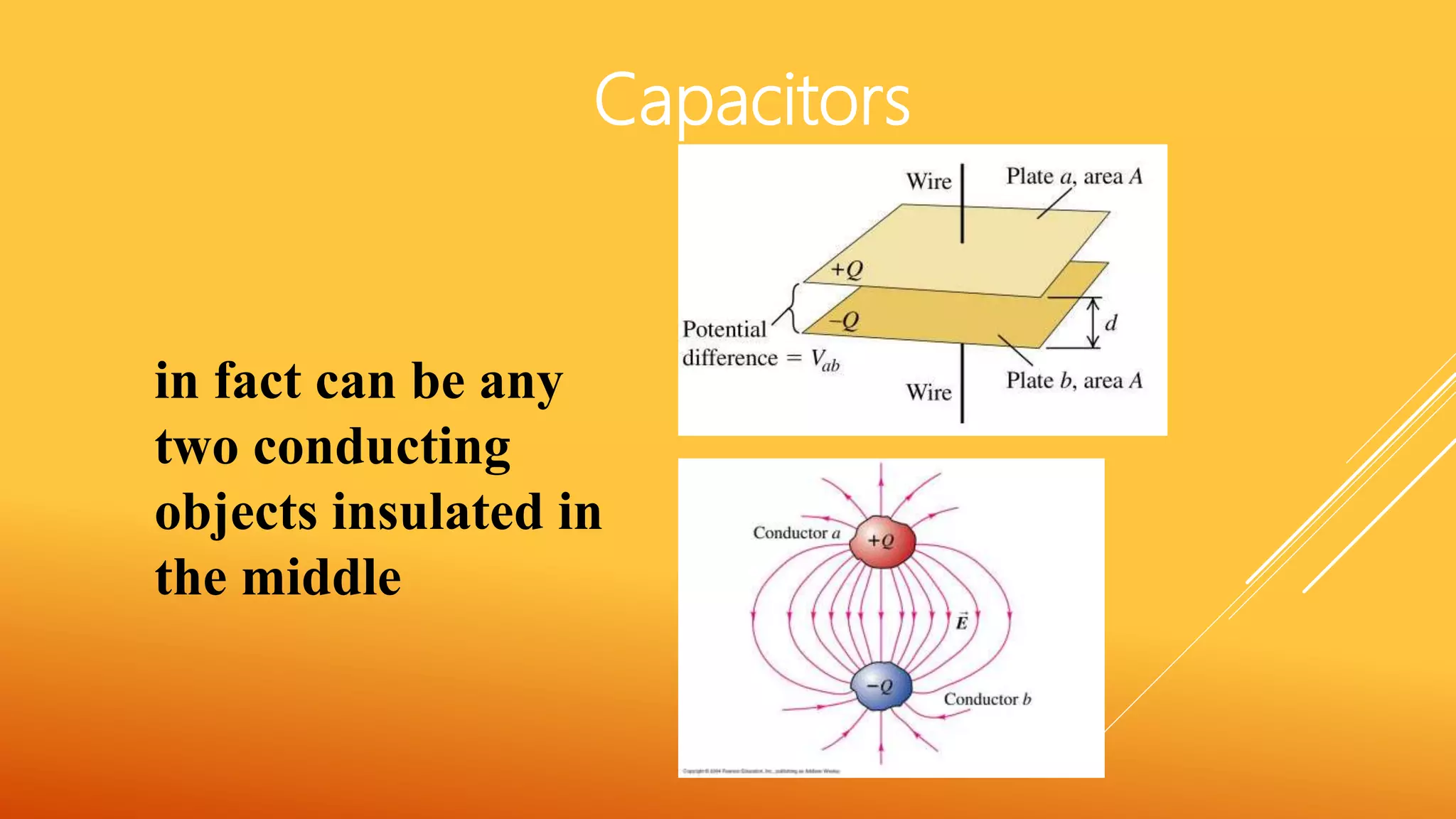 energy stored and electric field in capacitor | PPTX