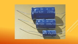 energy stored and electric field in capacitor | PPTX