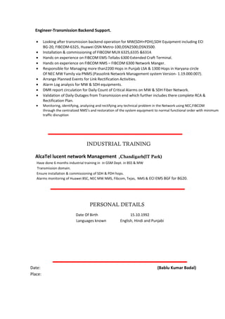 Resume | PDF