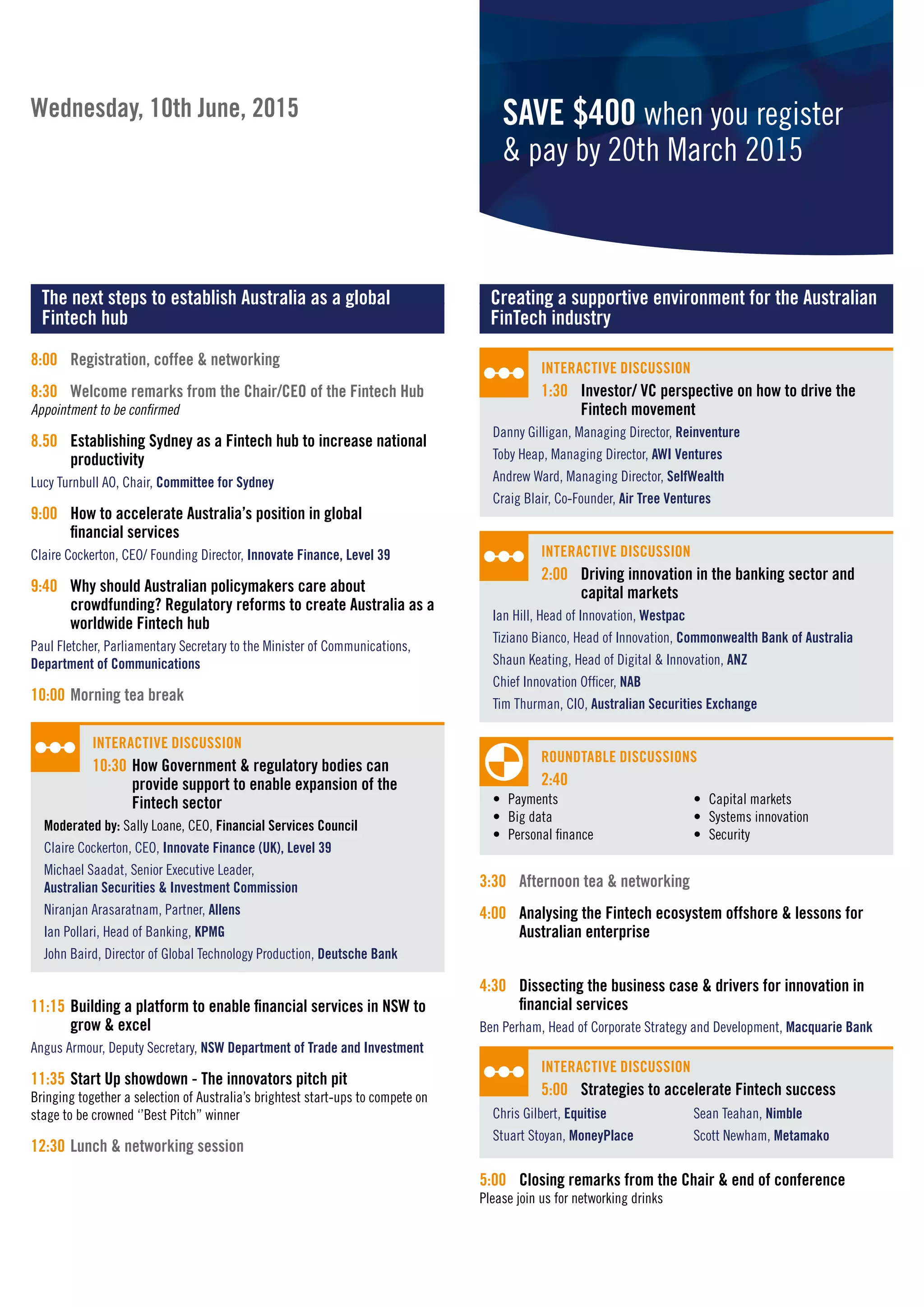 Collaboration in Fintech 2015 | PDF