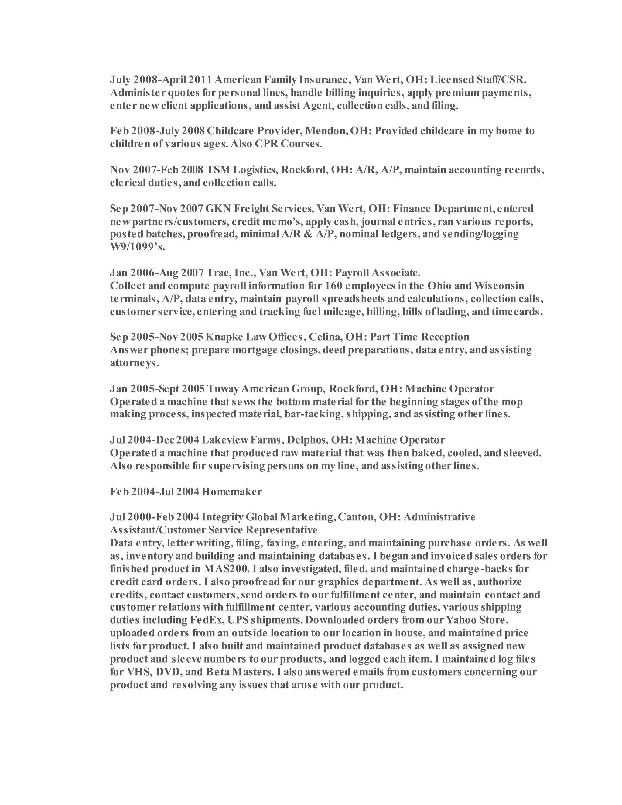 April_Resume_2013 | DOCX | Business | Business and Finance