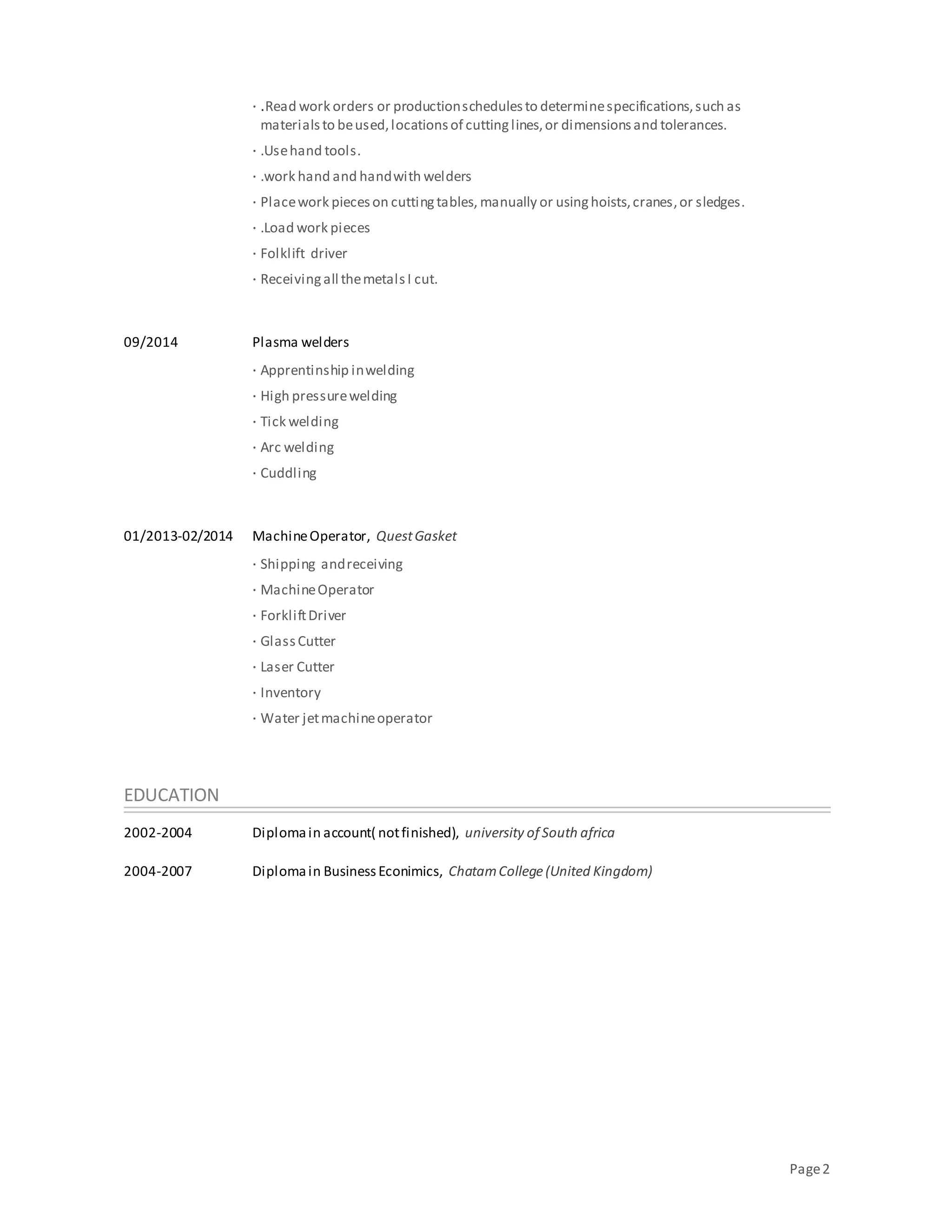 Sifiso Fana maseko.docx cv | PDF