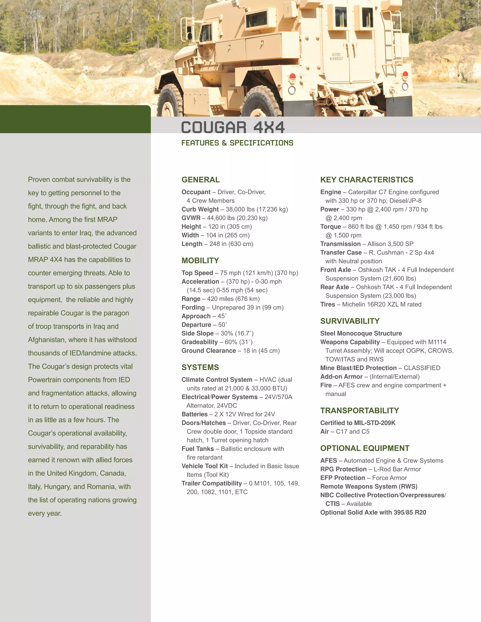 cougar4x4 | PDF