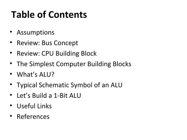 ALU arithmetic logic unit | PPT | Computing | Technology & Computing