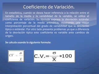 medidas de sipersion | PPTX