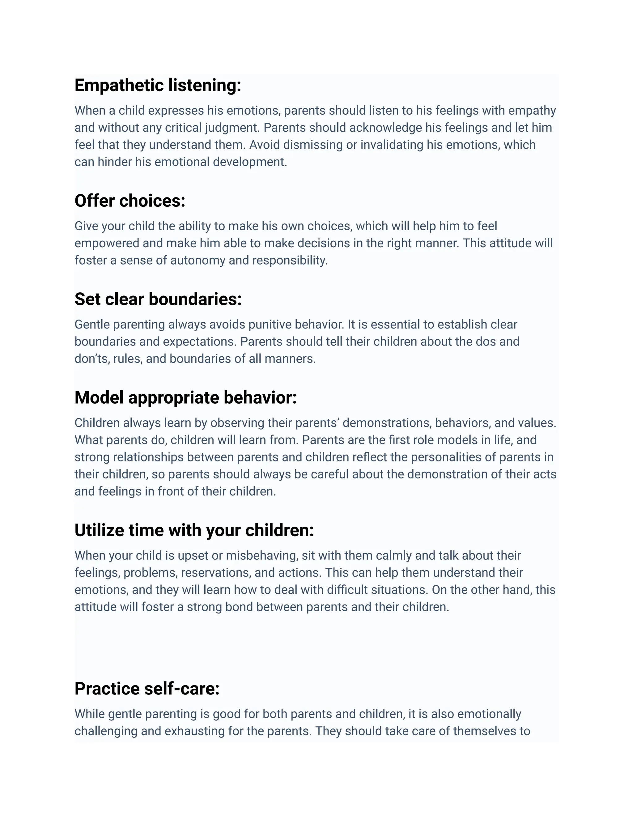 28 Gentle Parenting techniques Build Strong Bonds, Communication and ...