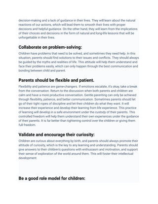 28 Gentle Parenting techniques Build Strong Bonds, Communication and ...
