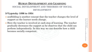 SOCIAL DEVELOPMENT AND THEORIES OF SOCIAL DEVELOPMENT | PDF