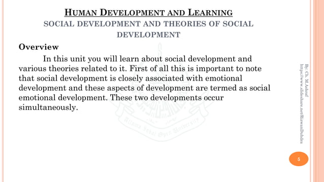 SOCIAL DEVELOPMENT AND THEORIES OF SOCIAL DEVELOPMENT | PDF