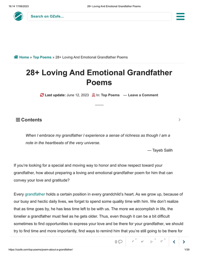 28+ Loving And Emotional Grandfather Poems.pdf