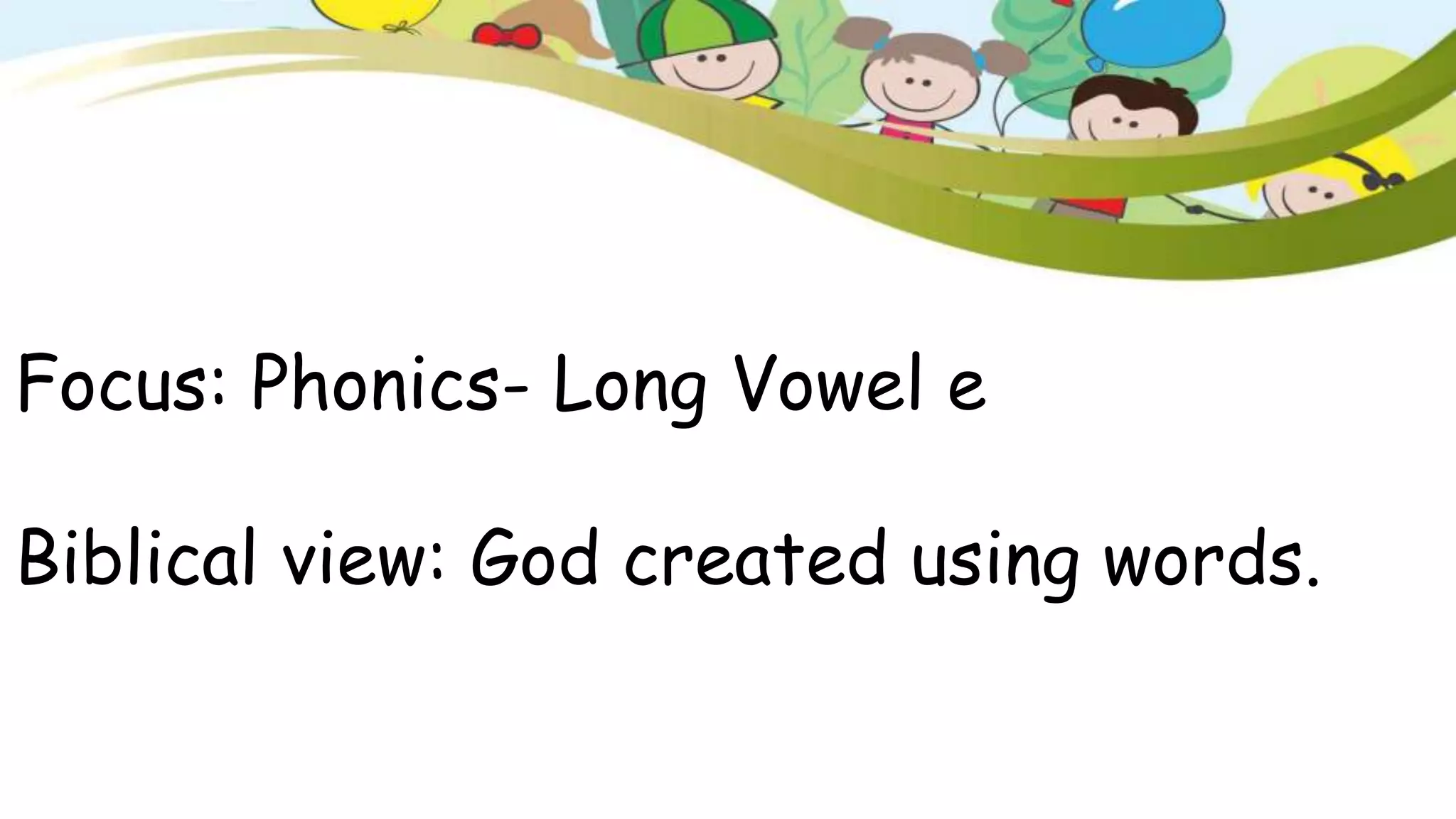 Long vowel | PPT
