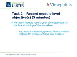Curriculum Design, Assessment and Feedback: School of Law First Year ...