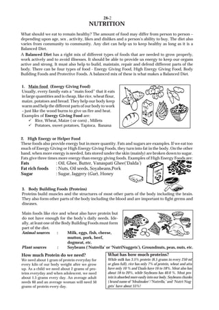 28 nutrition | PDF | Healthy Cooking and Eating | Food & Drink