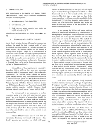 Evaluation of Snort using Rules for DARPA 1999 Dataset | PDF