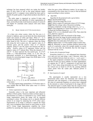 Detection of Fruits Defects Using Colour Segmentation Technique | PDF